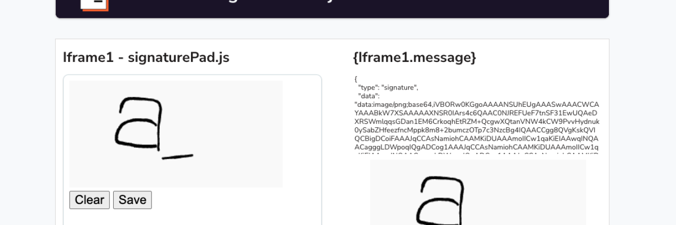 Building a signature capture widget with an Iframe and SignaturePad.js | Appsmith Community Portal